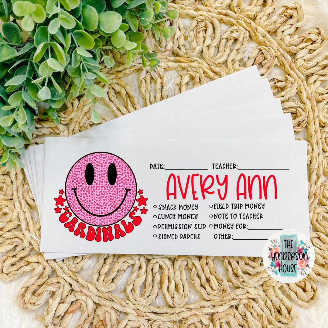 Back to School Envelopes | School Stationary | Personalized Envelopes ...