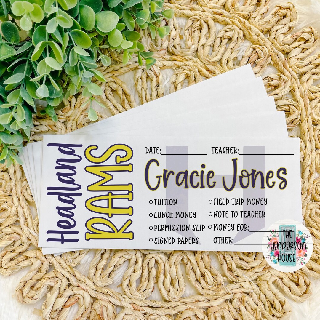 Back to School Envelopes | School Stationary | Personalized Envelopes ...