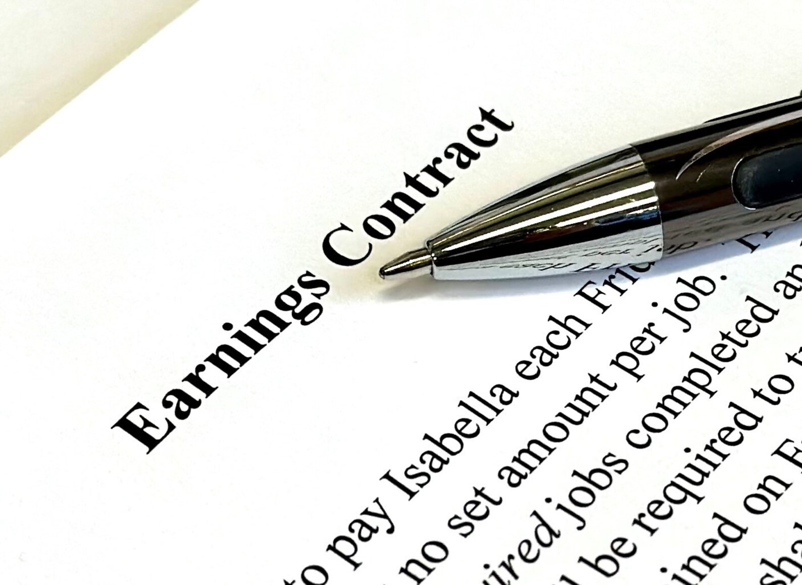 Chore/cleaning Contract for Kids - Etsy