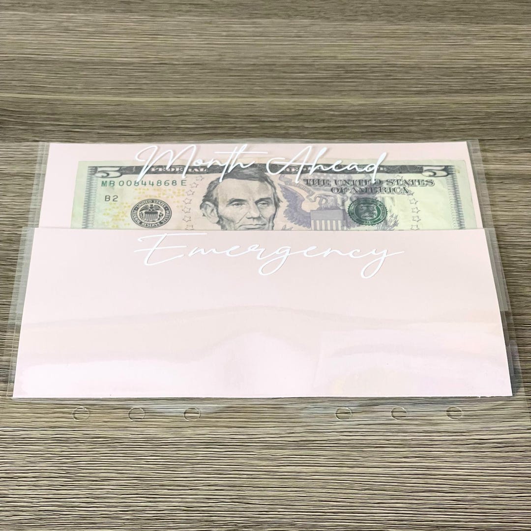 Pink A6 Cash Stuffing Envelopes, Cash Envelopes for Budgeting - Etsy