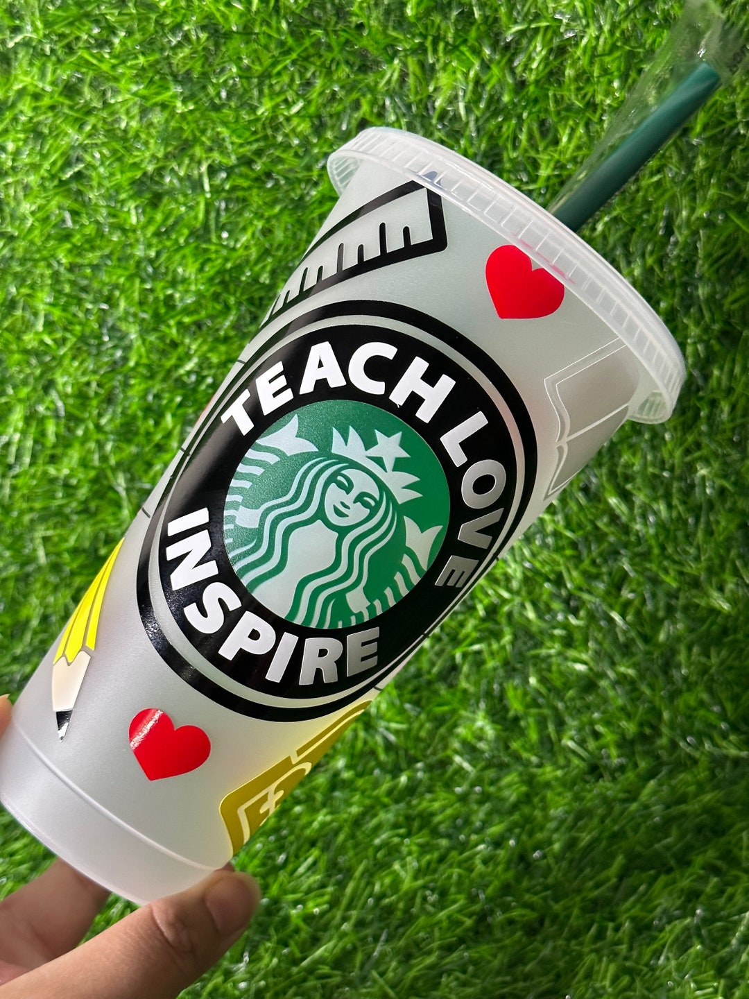 Teacher Starbucks Cup Starbucks Cold Cup Personalized Starbucks Cup ...
