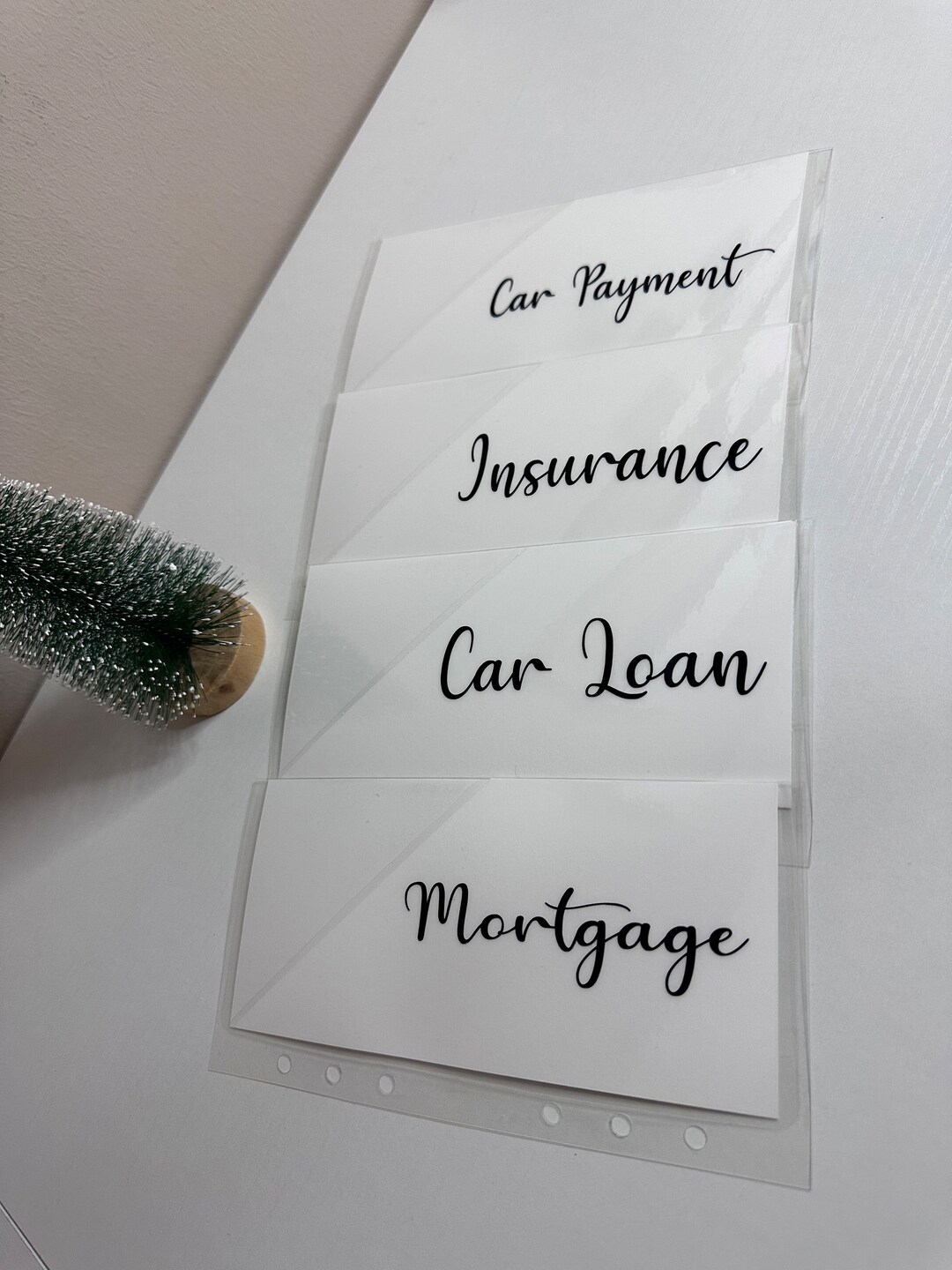 White Peekaboo Laminated Envelopes Cash Laminated Envelopes A6 Cash ...