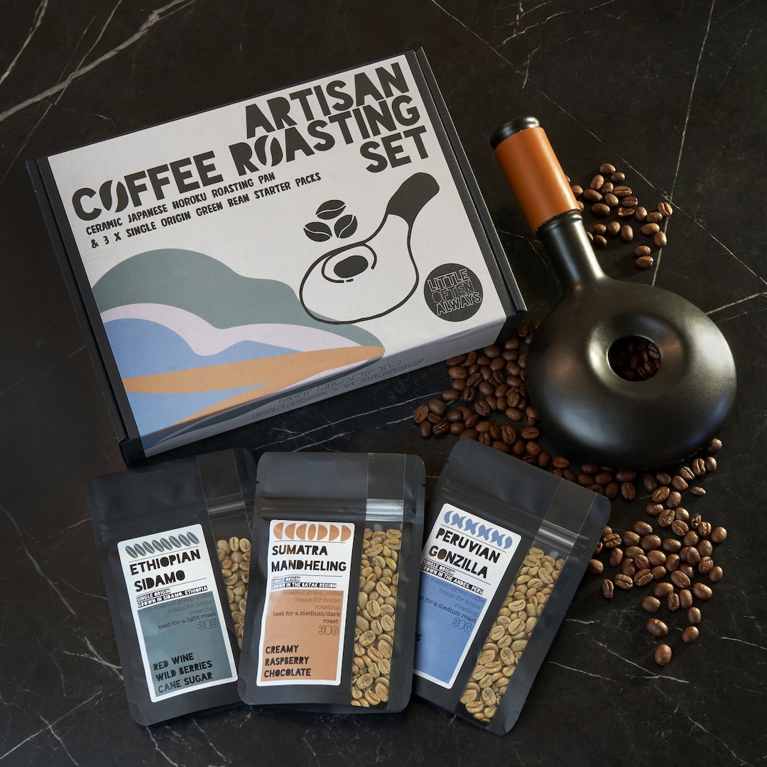 Artisan Coffee Roasting Gift Set for Him Her Men Coffee Lovers Inc ...