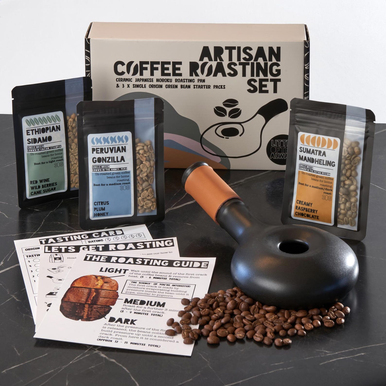 Artisan Coffee Roasting Gift Set for Him Her Men Coffee Lovers - Inc ...