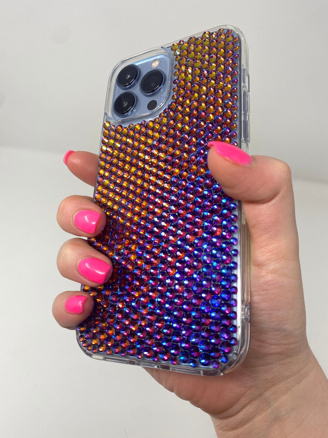 Handmade Blue Volcano Crystal Rhinestone Case SS20. (samsung Galaxy ...