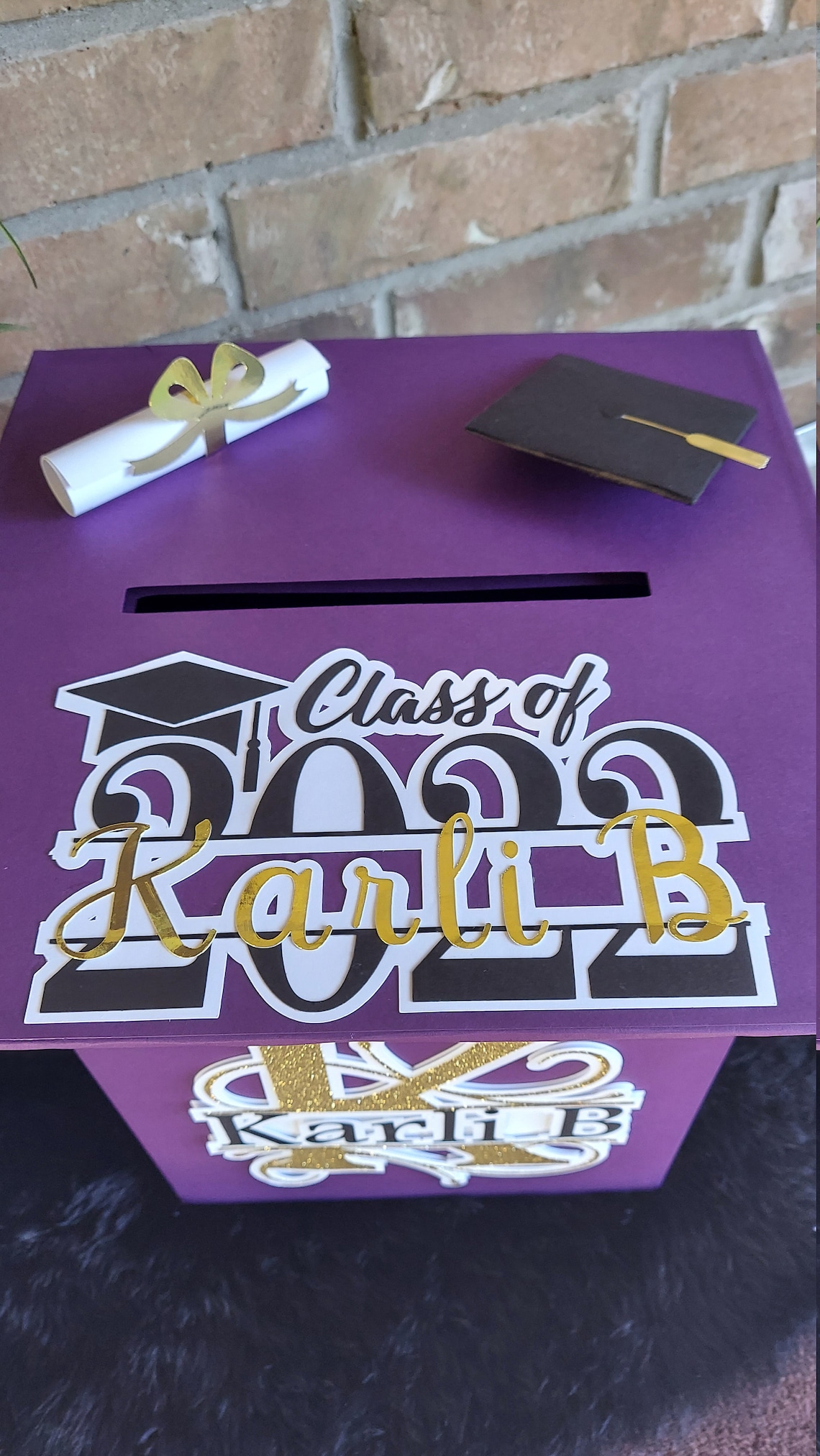 Any Occasion Card Box/birthday Card Box/ Customizable Card Box/party ...