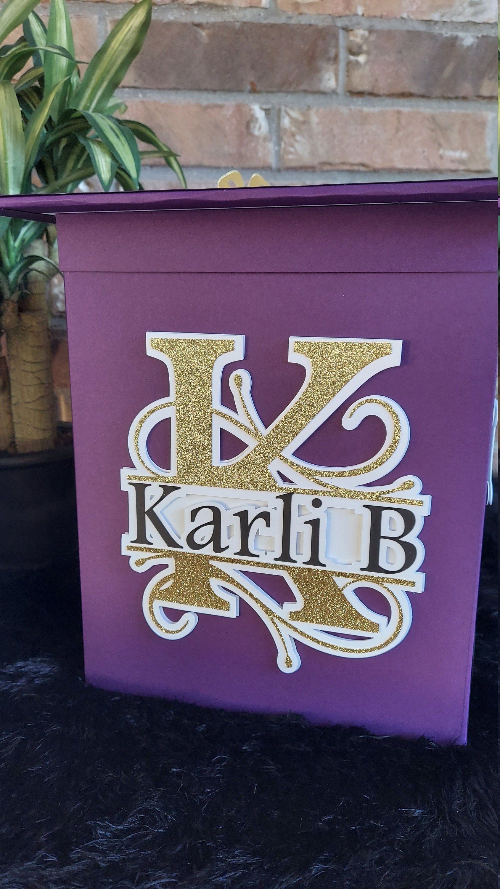 Any Occasion Card Box/birthday Card Box/ Customizable Card Box/party ...