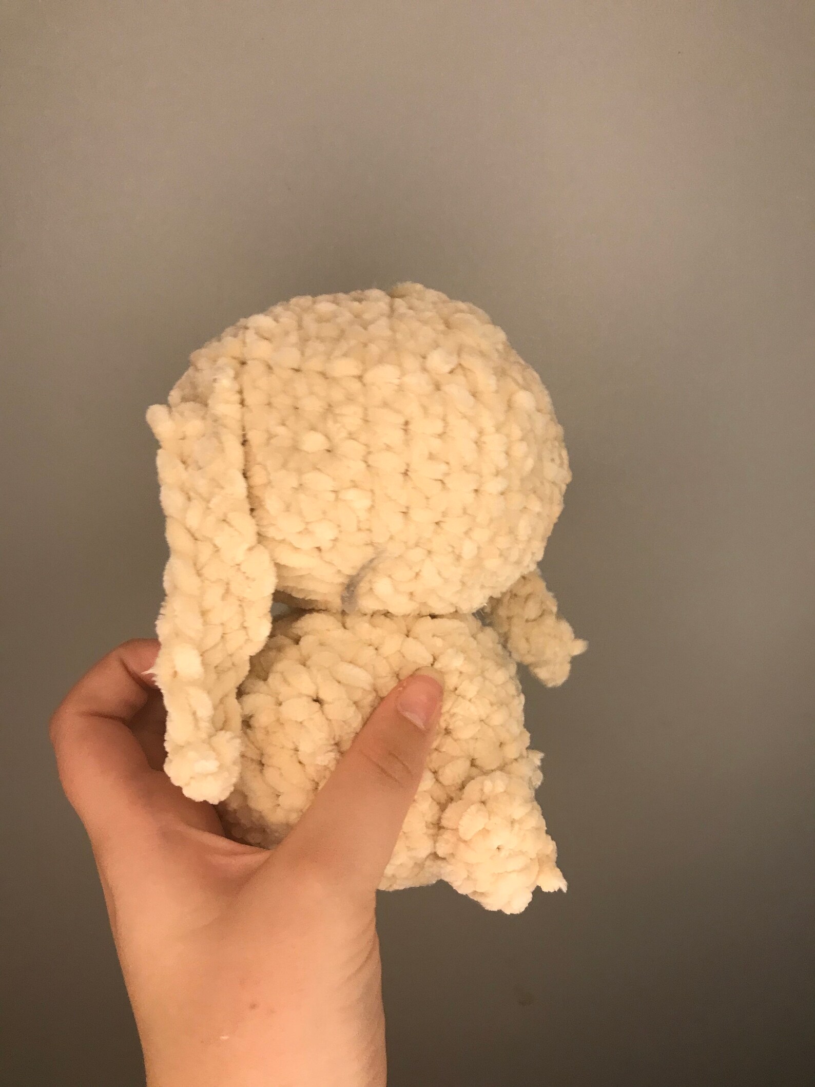 Cream Colored Crochet Bunny - Etsy