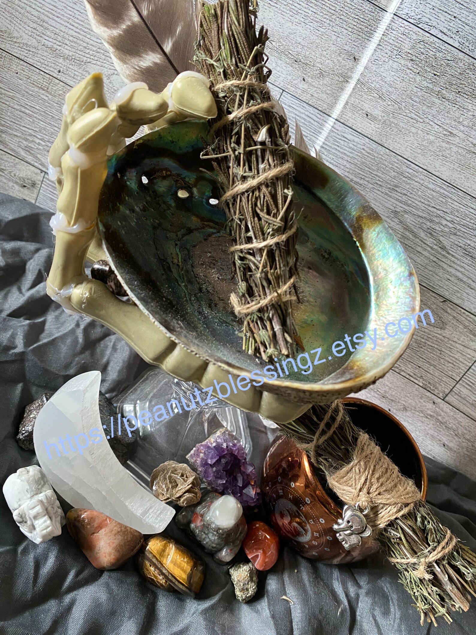 Rosemary & Thyme Smudge Wand - Etsy