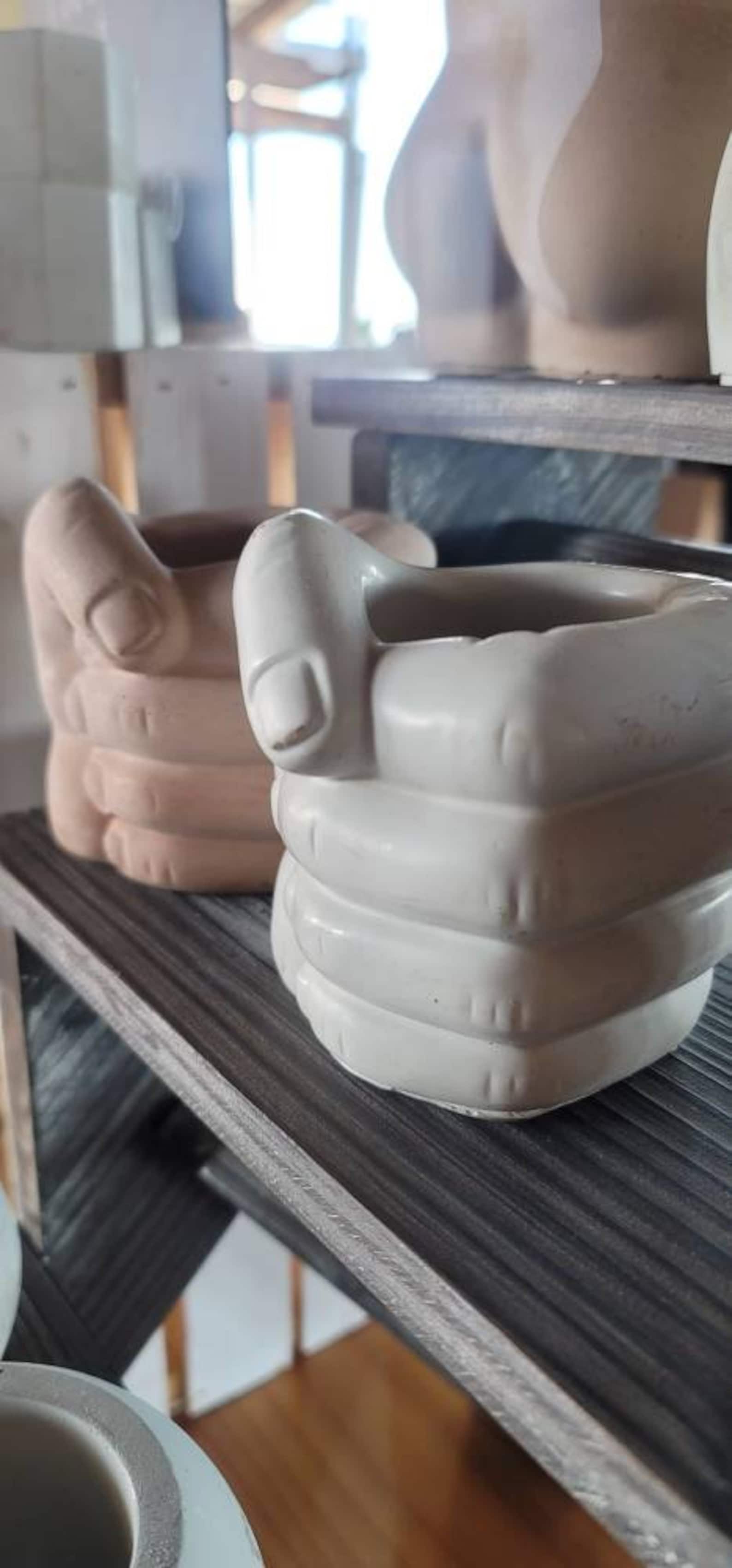 Fist Planter Fist Pot Hand Planter Hand Pot Cement Planter Modern ...