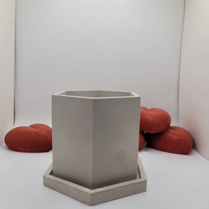 Hexagon Planter Hexagon Pot Hexagon Vase Planter Hexagon Planters ...