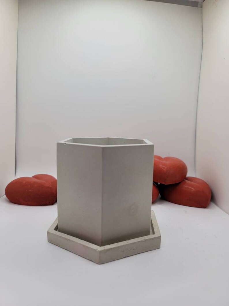 Hexagon Planter Hexagon Pot Hexagon Vase Planter Hexagon - Etsy