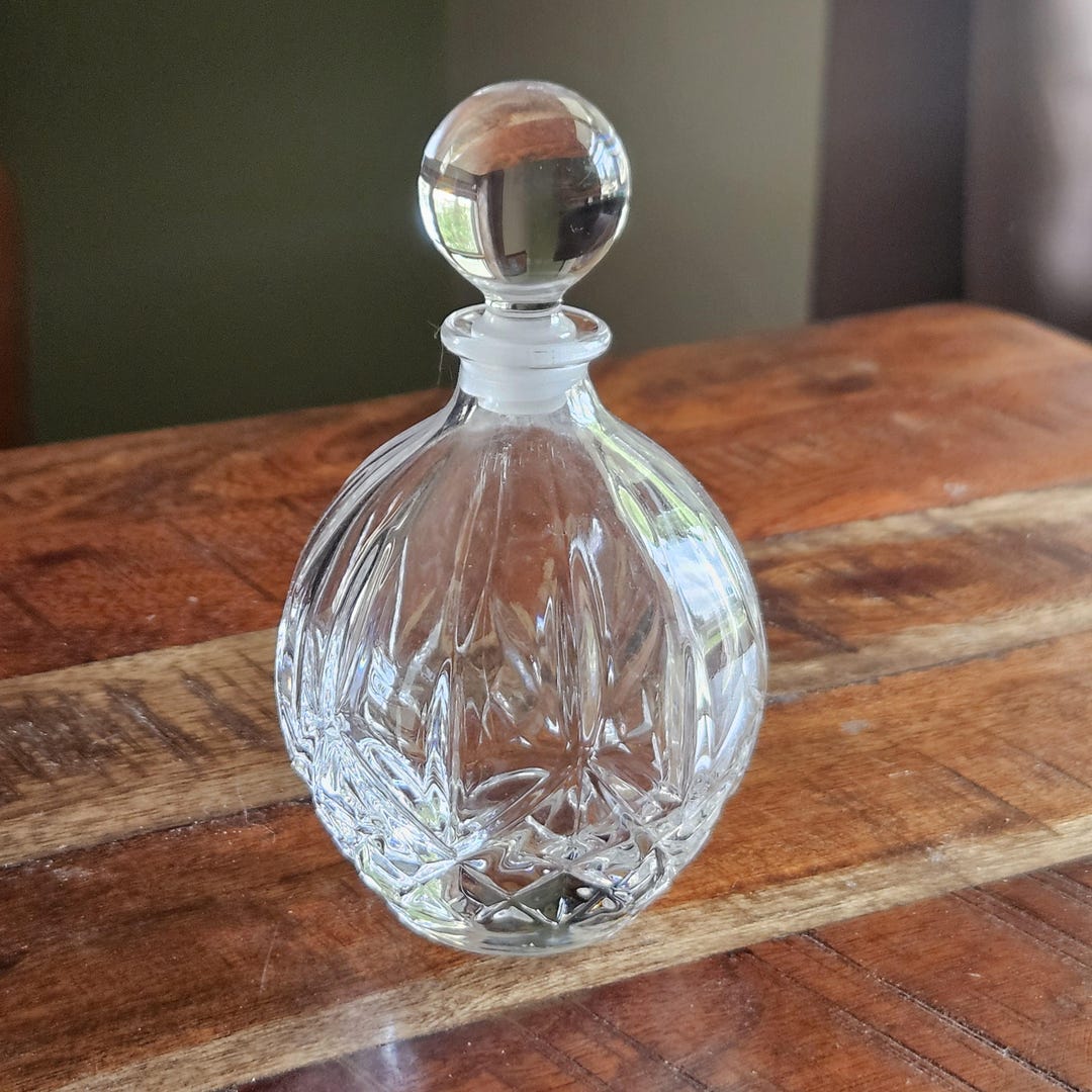 Crystal Bottle for Moon Water | Vintage Crystal Stopper Decanter ...