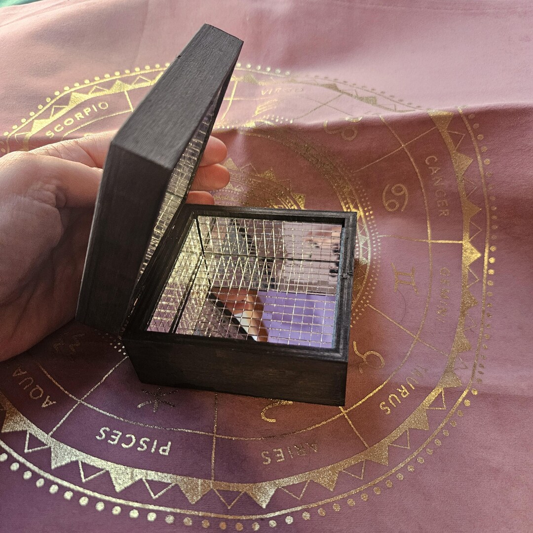 Return to Sender Box Mirror Box Containment Spell Small Box - Etsy