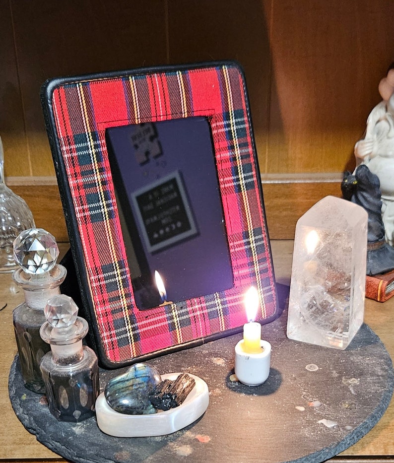 Black Scry Mirror Divination Tool for Witchcraft, Seance, Spirit ...