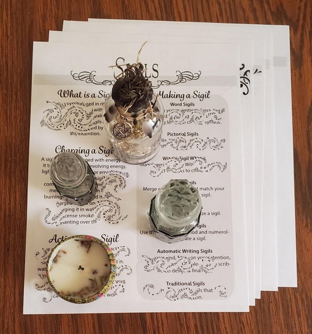 Sigil Bundle Sheets - Witchcraft Spellcraft Digital Download - Etsy