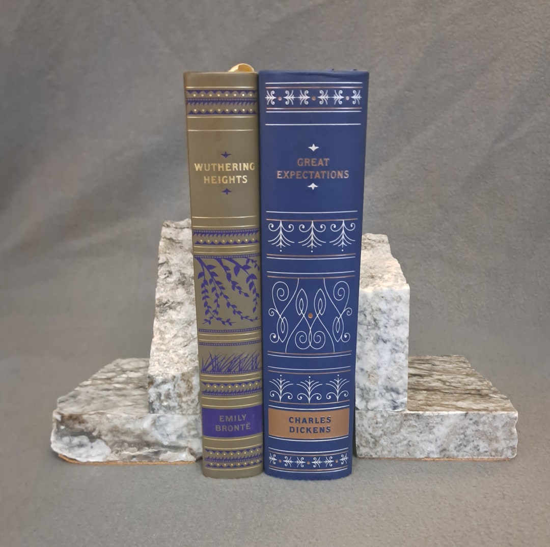 Natural Stone Book Ends - Etsy