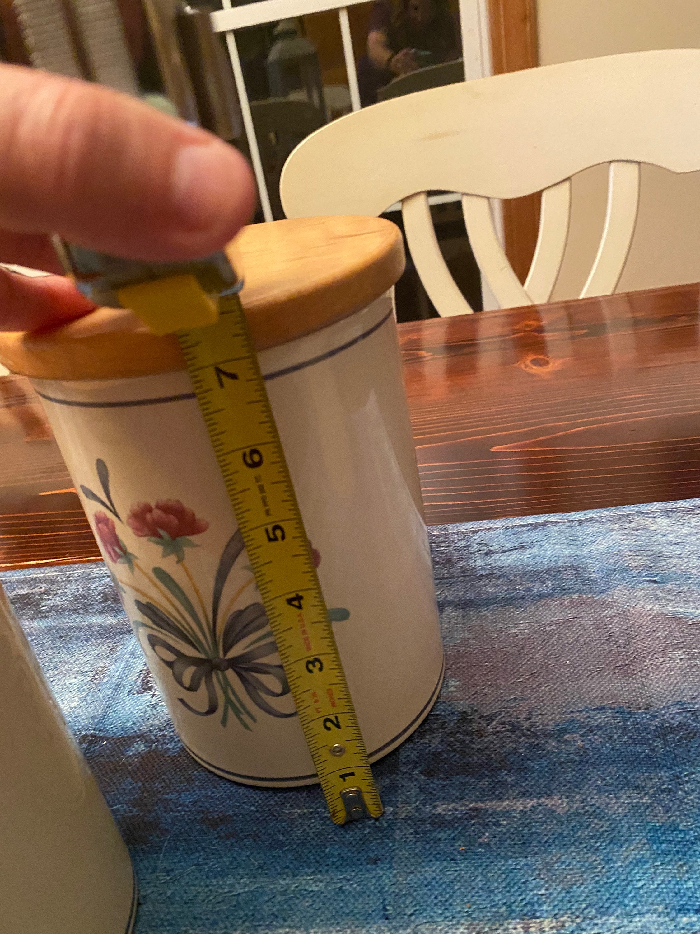 Poppies on Blue Canister Set - Etsy