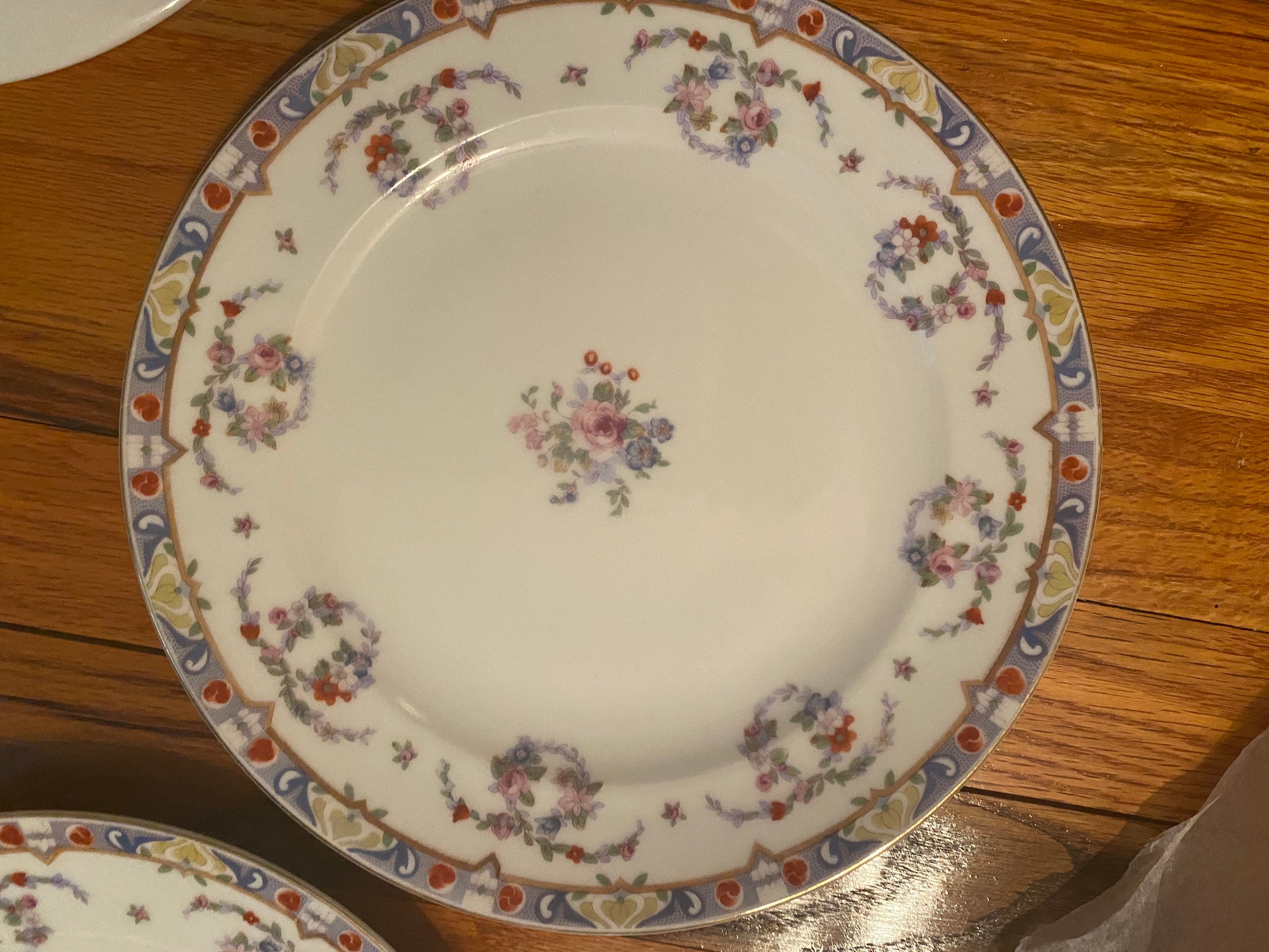 Meito China Pattern Set of 6 Dinner Plates - Etsy