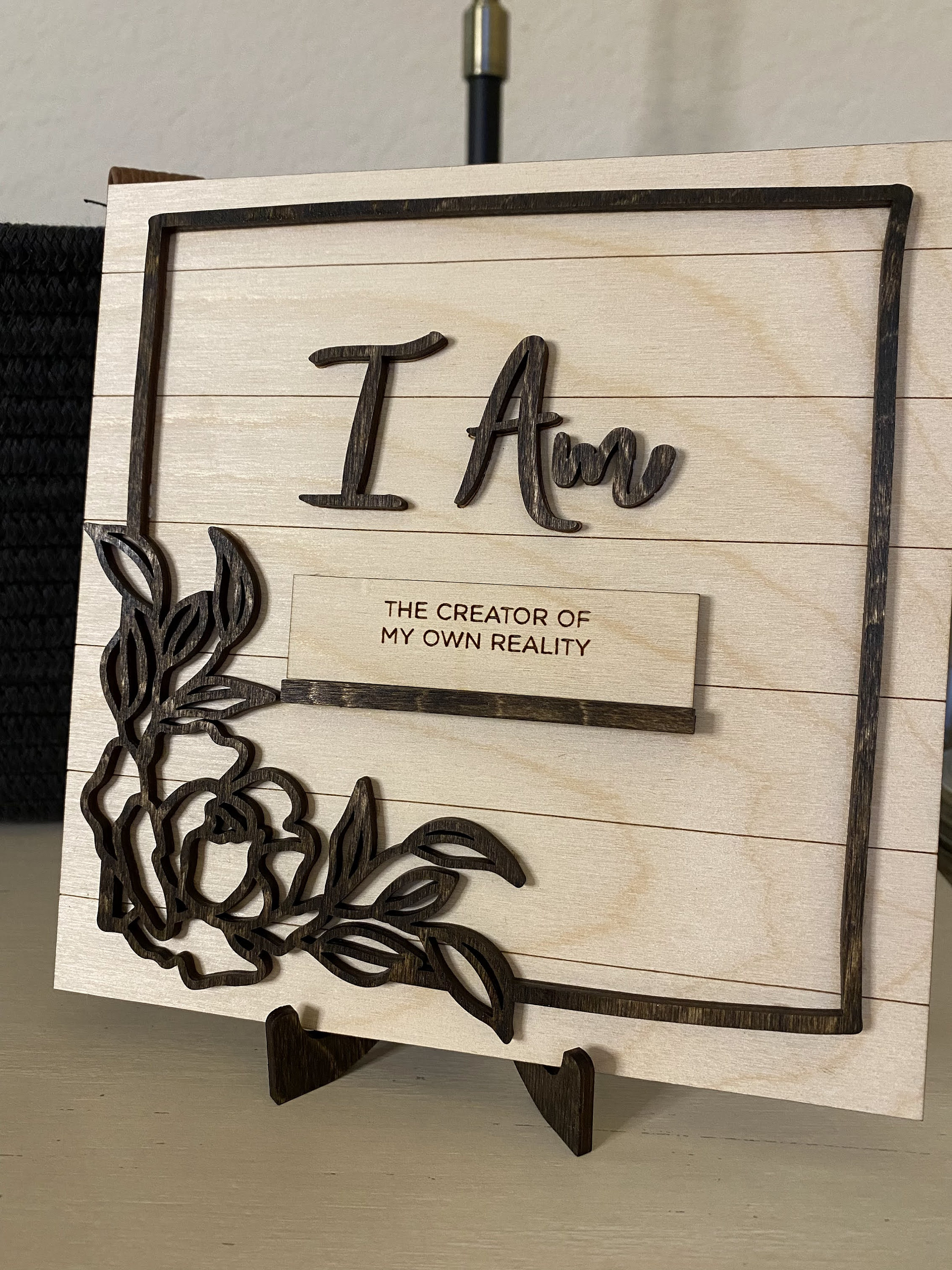 Positive Affirmation Wooden Sign and Stand - Etsy