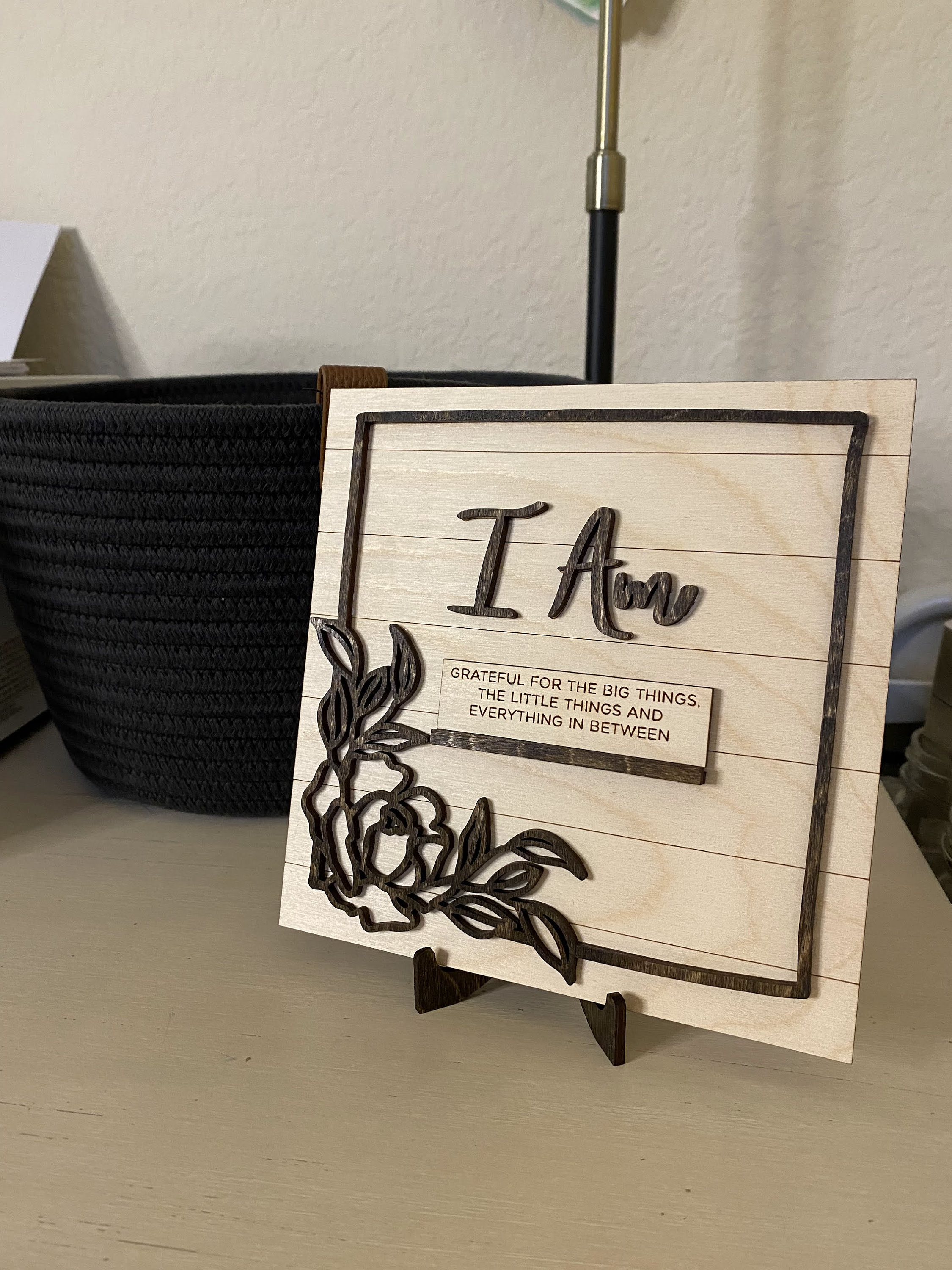 Positive Affirmation Wooden Sign and Stand - Etsy