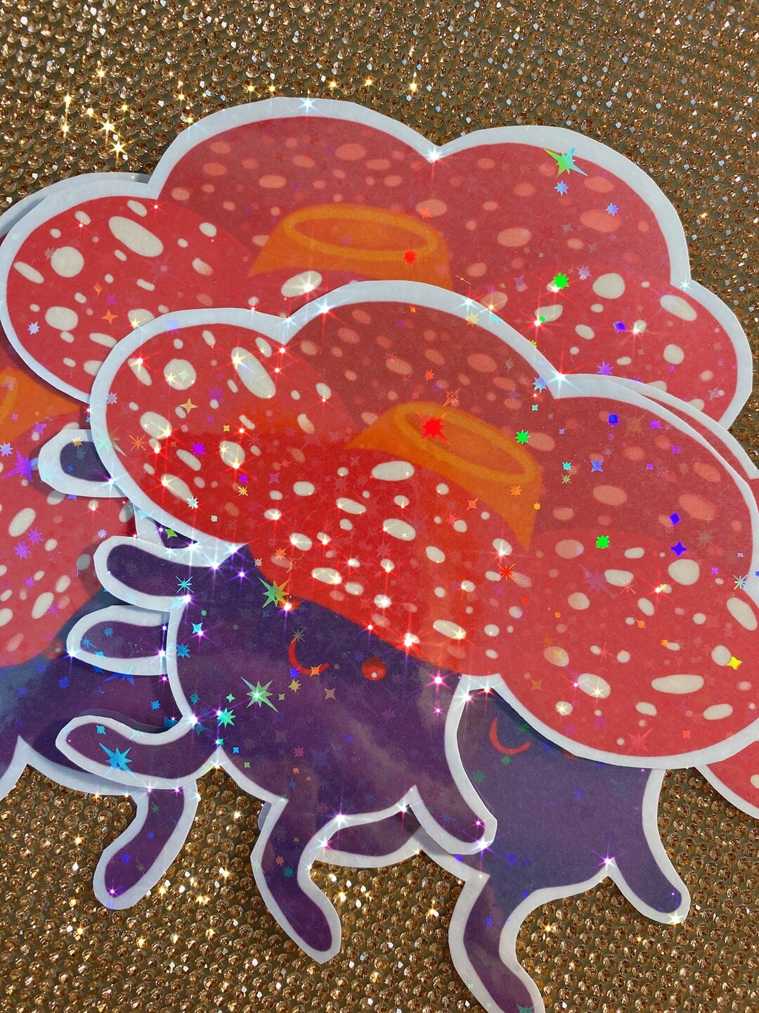 Vileplume Pokemon Glitter Holographic Sticker - Etsy