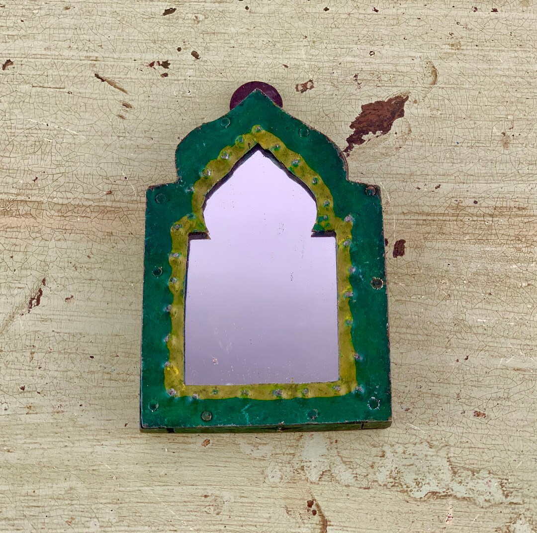Mini Mihrab Arch Recycled Iron Hand Painted Metal Circus Mirrors ...