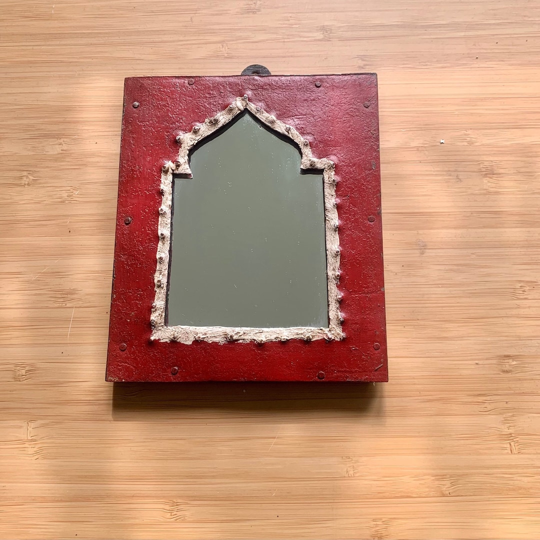 Small Mihrab Arch Recycled Iron Indian Hand Painted Metal Circus ...