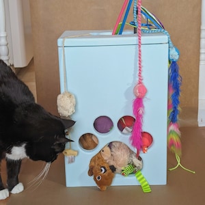 Cat Toy Storage Play Center - Etsy