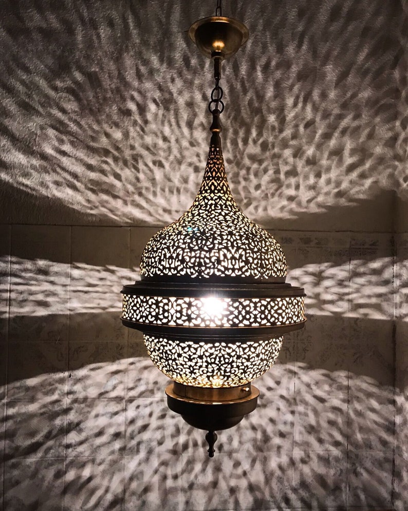 Moroccan Ceiling Light Fixture, Moroccan Light, Moroccan Lamp Hanging ...