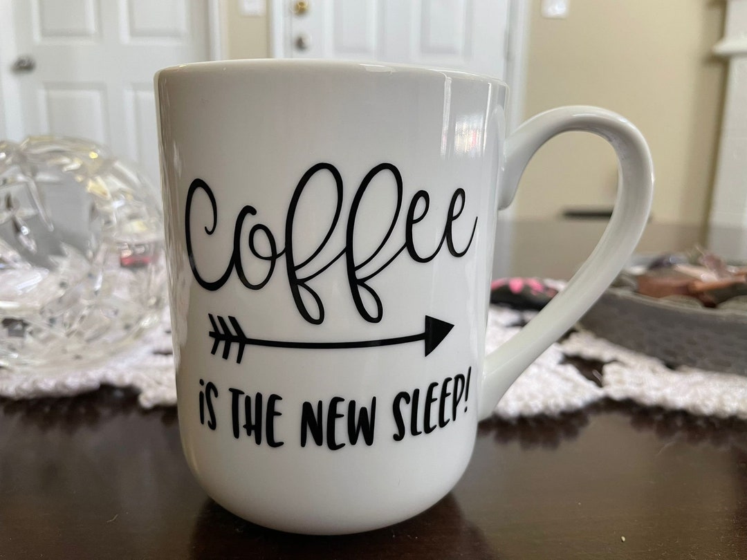 Personalized Mug in Permanent Vinyl - Etsy