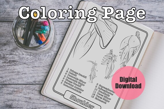 Shoulders Coloring Pages