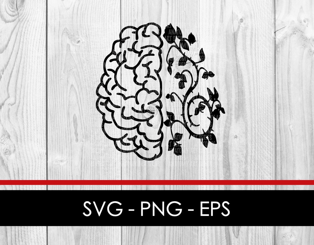 Brain Flowers Svg Png, Neuro Neurologist Vector, Cut Files DIGITAL ...