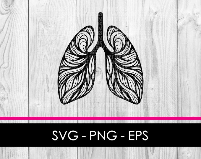 Human Lung Svg, Lungs Svg, Respiratory System Svg, Pulmonology Svg ...