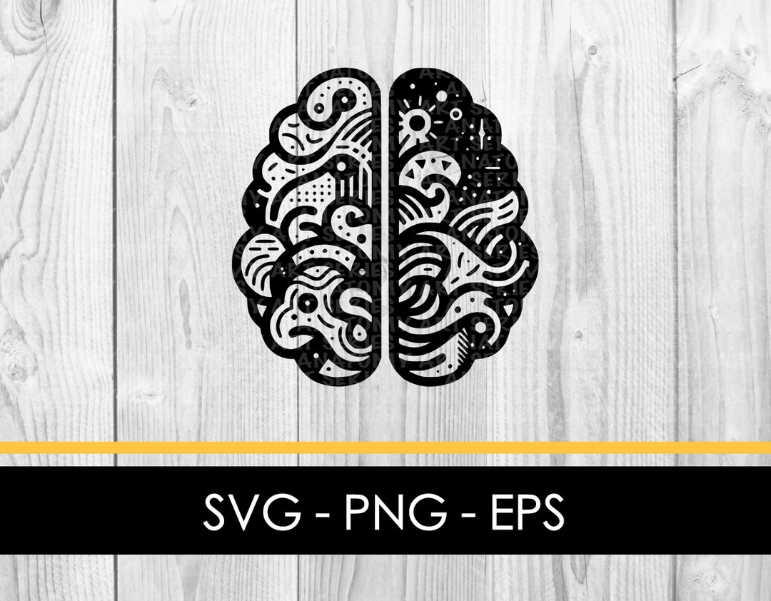 Creative Abstract Brain Svg Png, Neuro Neurologist Vector, Medical Cut ...