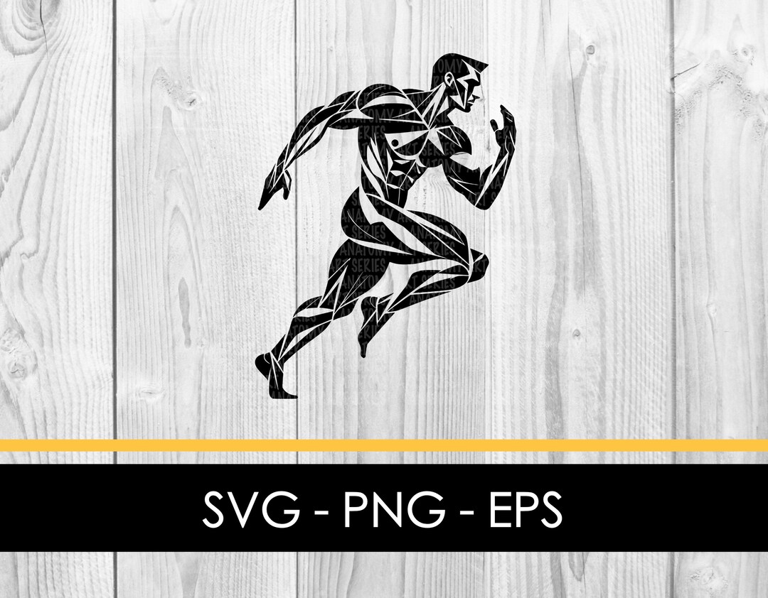 Runner Svg Png, Athlete Jogger Silhouette, Running Man Cut Files ...
