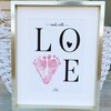 Printable LOVE Handprint Keepsake Gift Craft for Baby or Toddler Mother ...