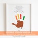 Turkey Handprint Keepsake Gift Thanksgiving Craft for Kids Turkey Poem ...