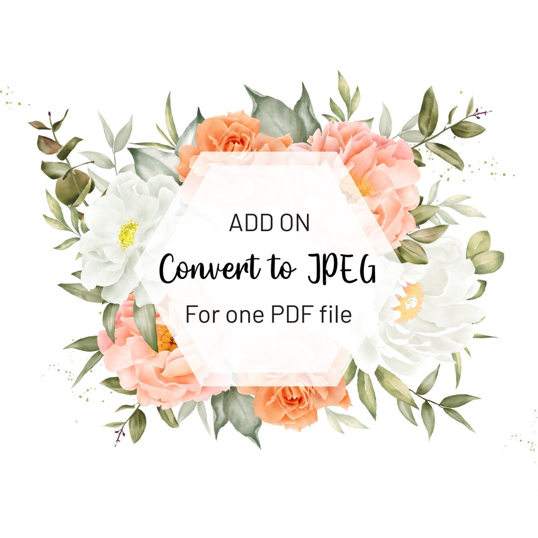 Add on "convert to Jpeg" for One PDF File | Convert My PDF Template ...