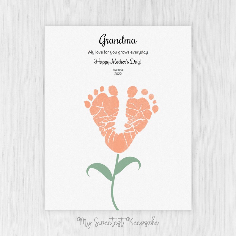Printable Grandma Gift Gift From Baby for Grandma Keepsake - Etsy