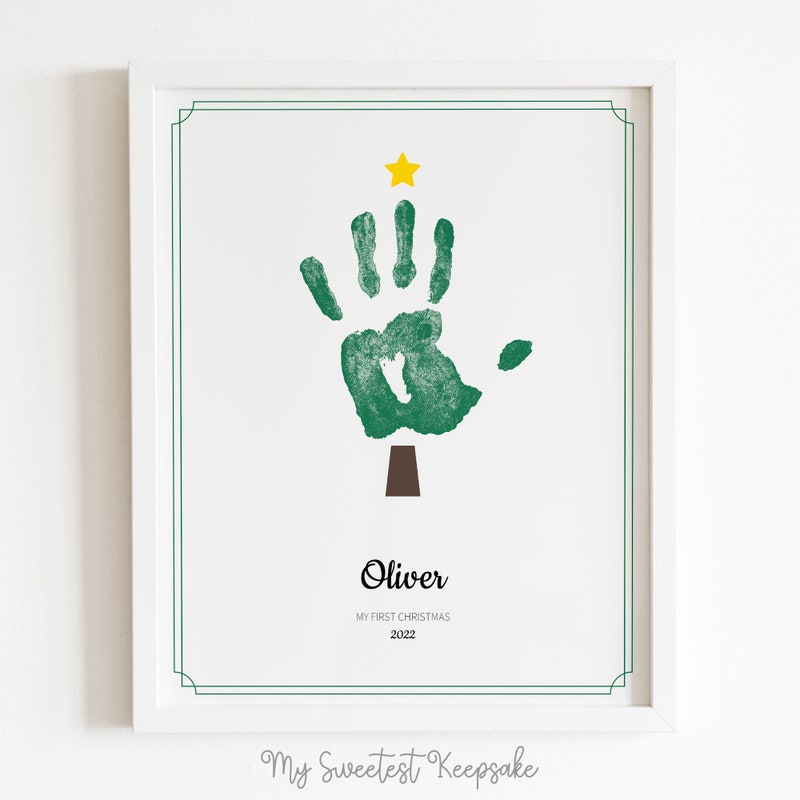 Handprint Keepsake - Etsy