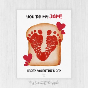 Printable Valentine's Day Keepsake Gift From Baby for Mom, Dad, Grandma ...