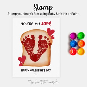 Printable Valentine's Day Keepsake Gift From Baby for Mom, Dad, Grandma ...