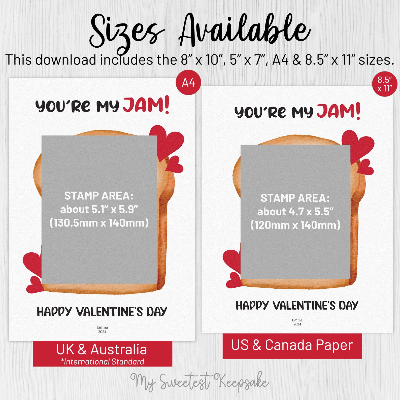 Printable Valentine's Day Keepsake Gift From Baby for Mom, Dad, Grandma ...