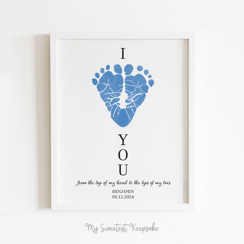 I Love You From the Tips of My Toes - Etsy