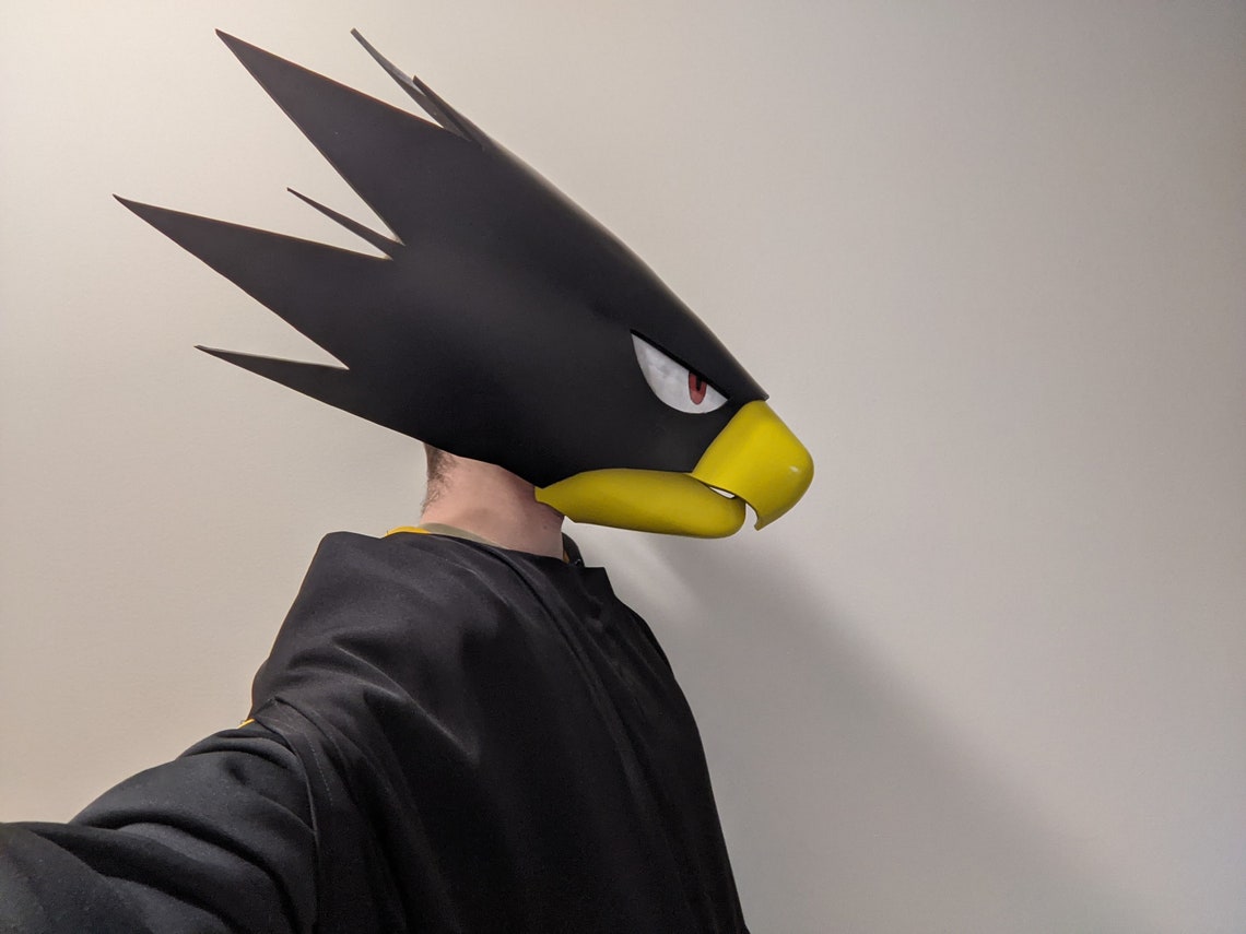 Tokoyami Cosplay Mask Moving Jaw Pattern/template - Etsy