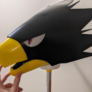 Tokoyami Cosplay Mask Moving Jaw Pattern/template - Etsy