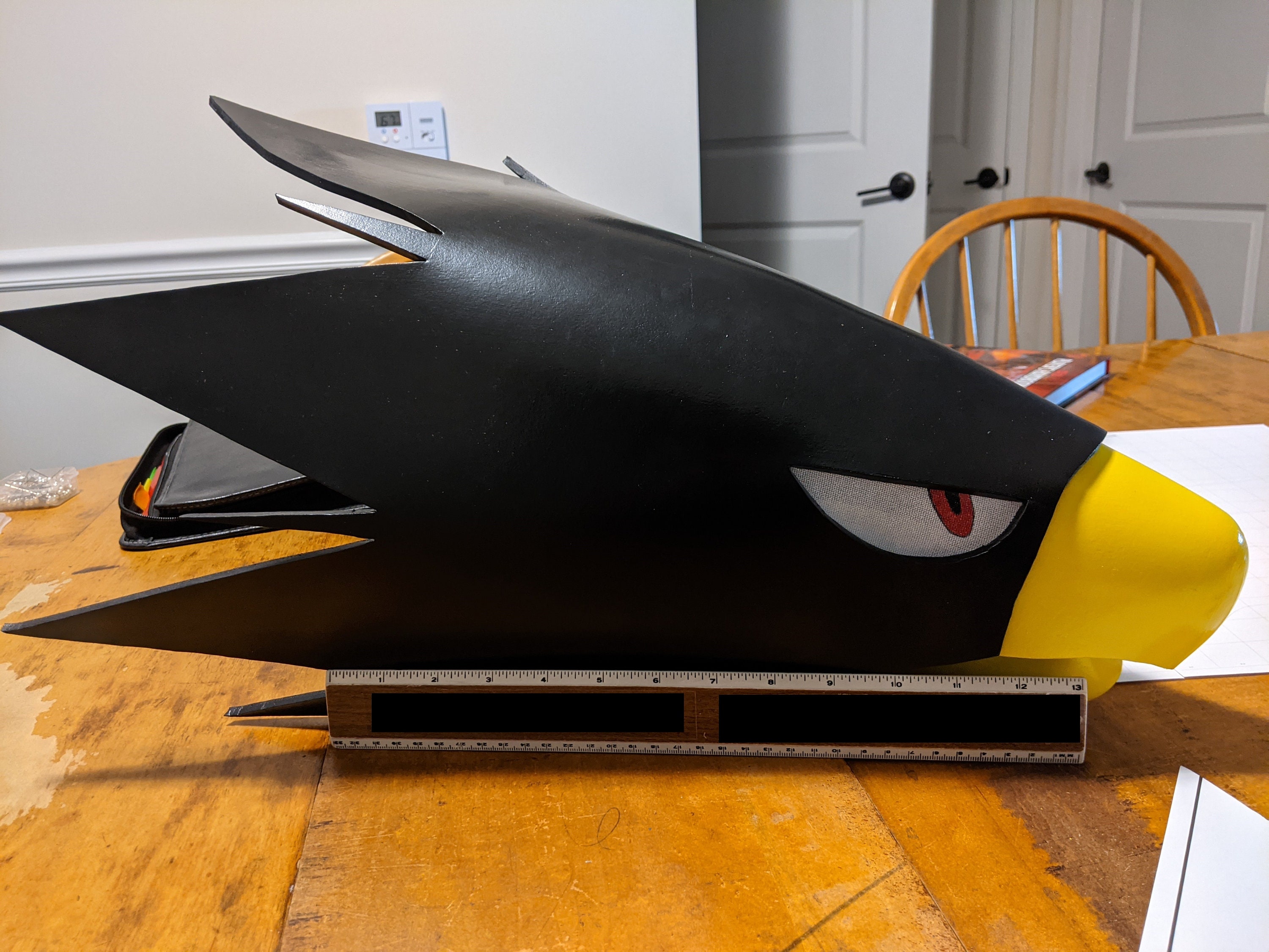 Tokoyami Cosplay Mask Moving Jaw Pattern/template - Etsy