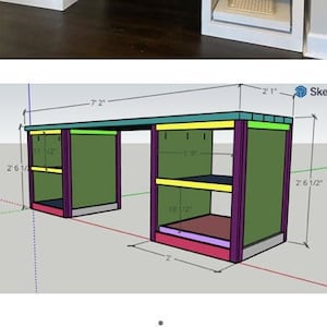 EASY DIY Desk Building Plan - Etsy