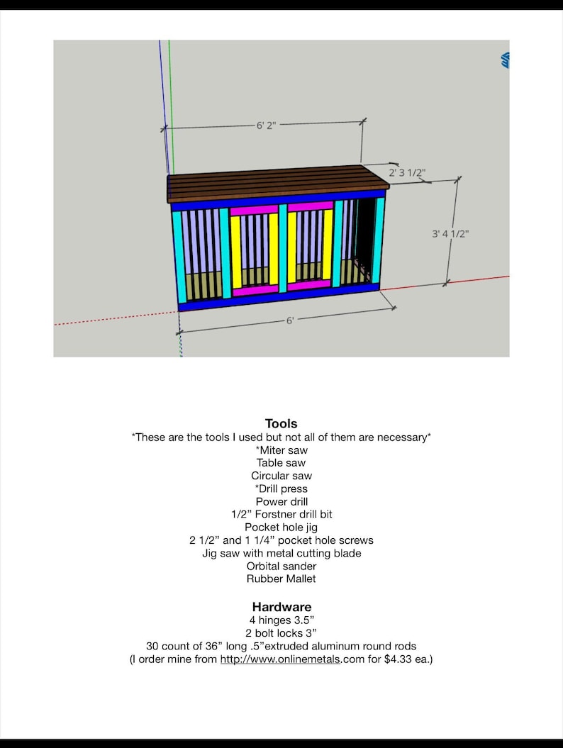 Double Dog Crate Furniture Building Plan - Etsy